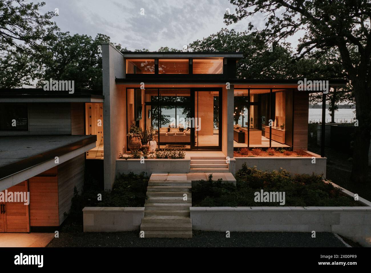 Beautiful home in Okoboji Stock Photo - Alamy