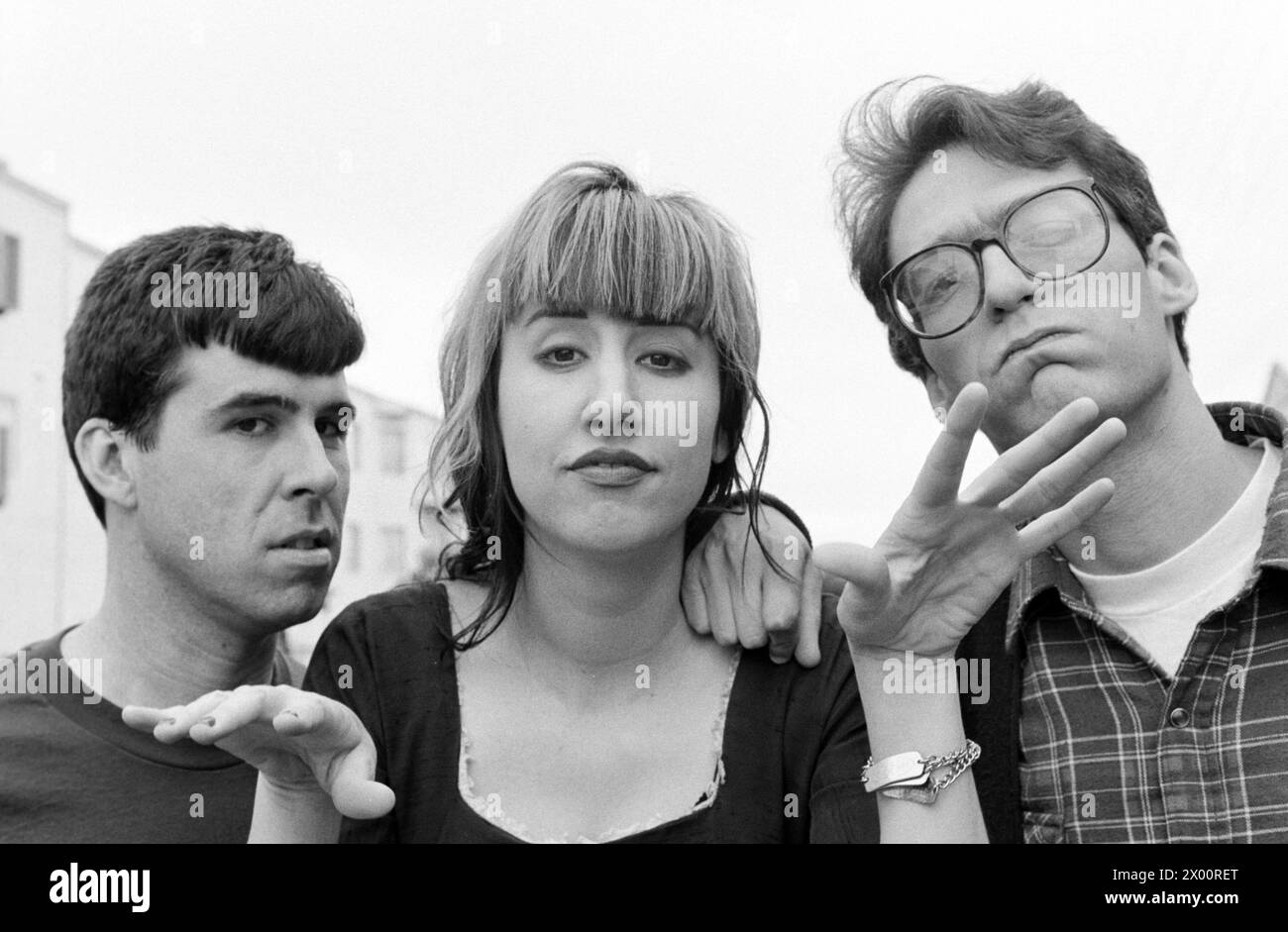 Roy McDonald, Kim Shattuck and Ronnie Barnett of The Muffs San ...