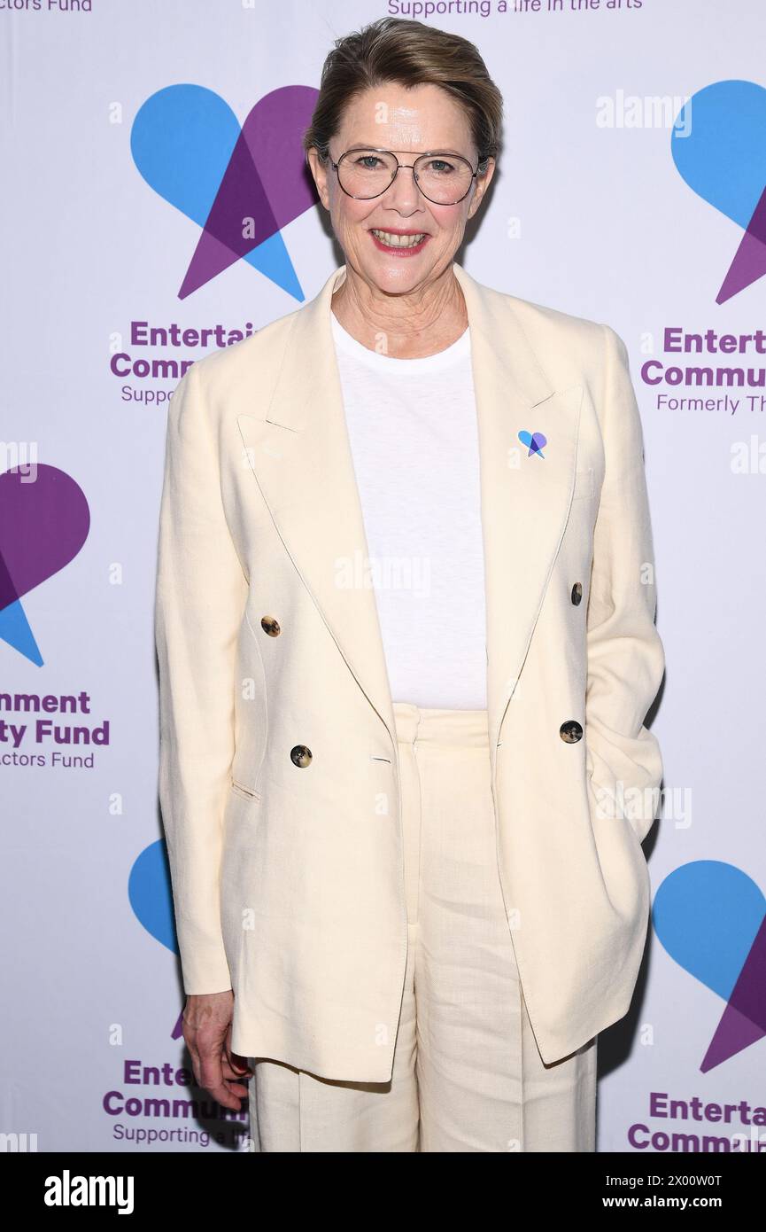 Annette Bening attends the 2024 Entertainment Community Fund Gala at ...