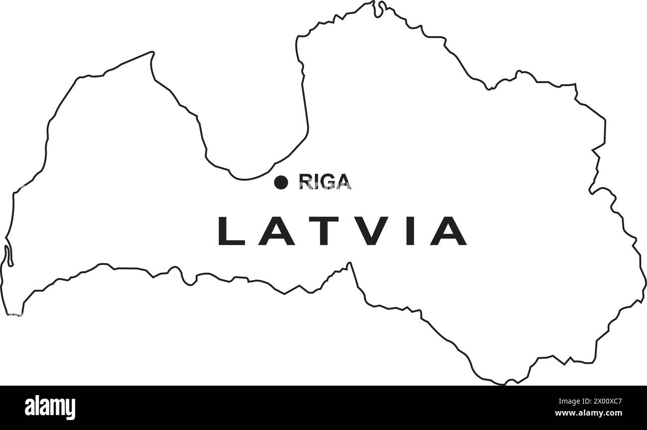 Latvia map icon vector illustration simlpe design Stock Vector Image ...