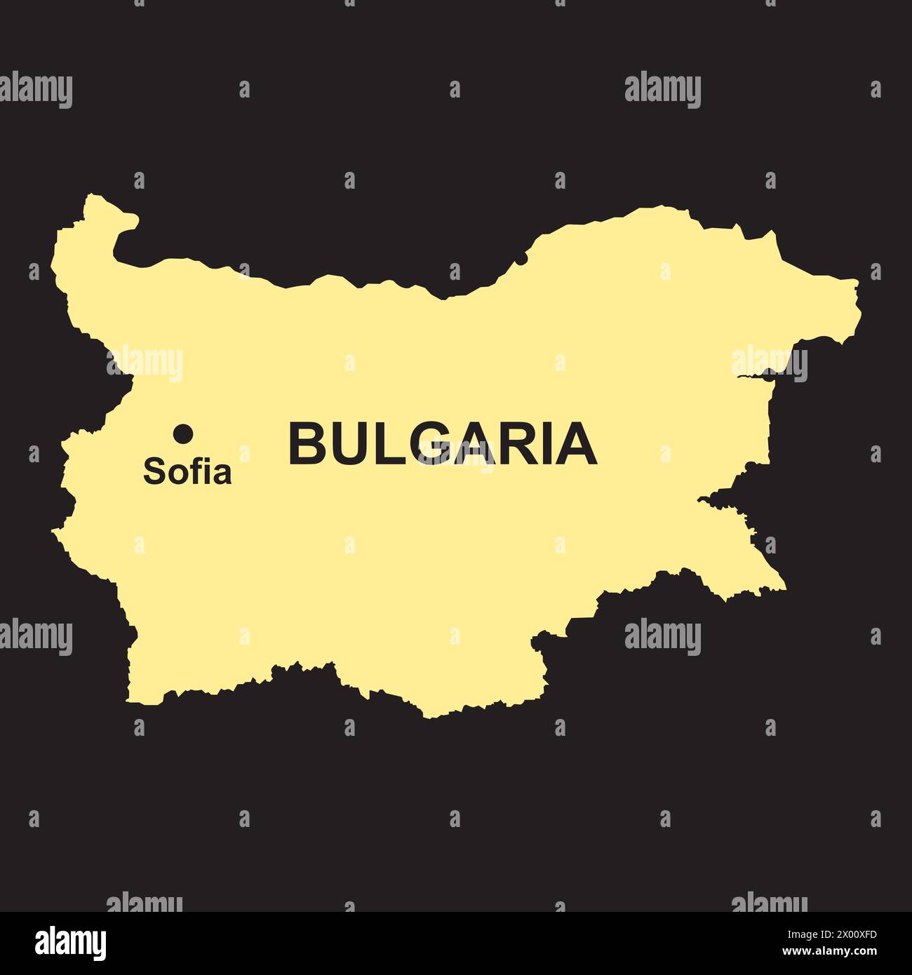 Bulgaria map icon vector illustration symbol design Stock Vector Image ...