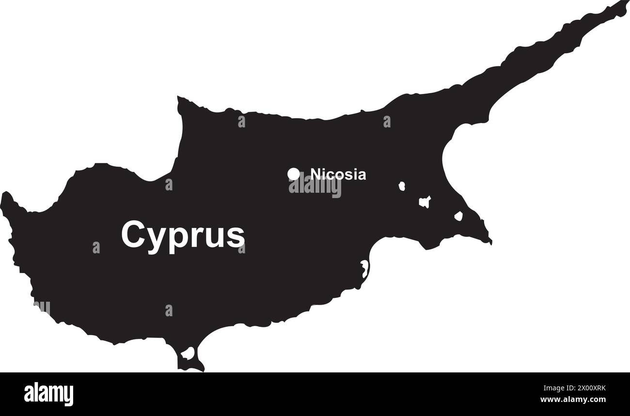 Cyprus map icon vector illustration simple design Stock Vector Image ...
