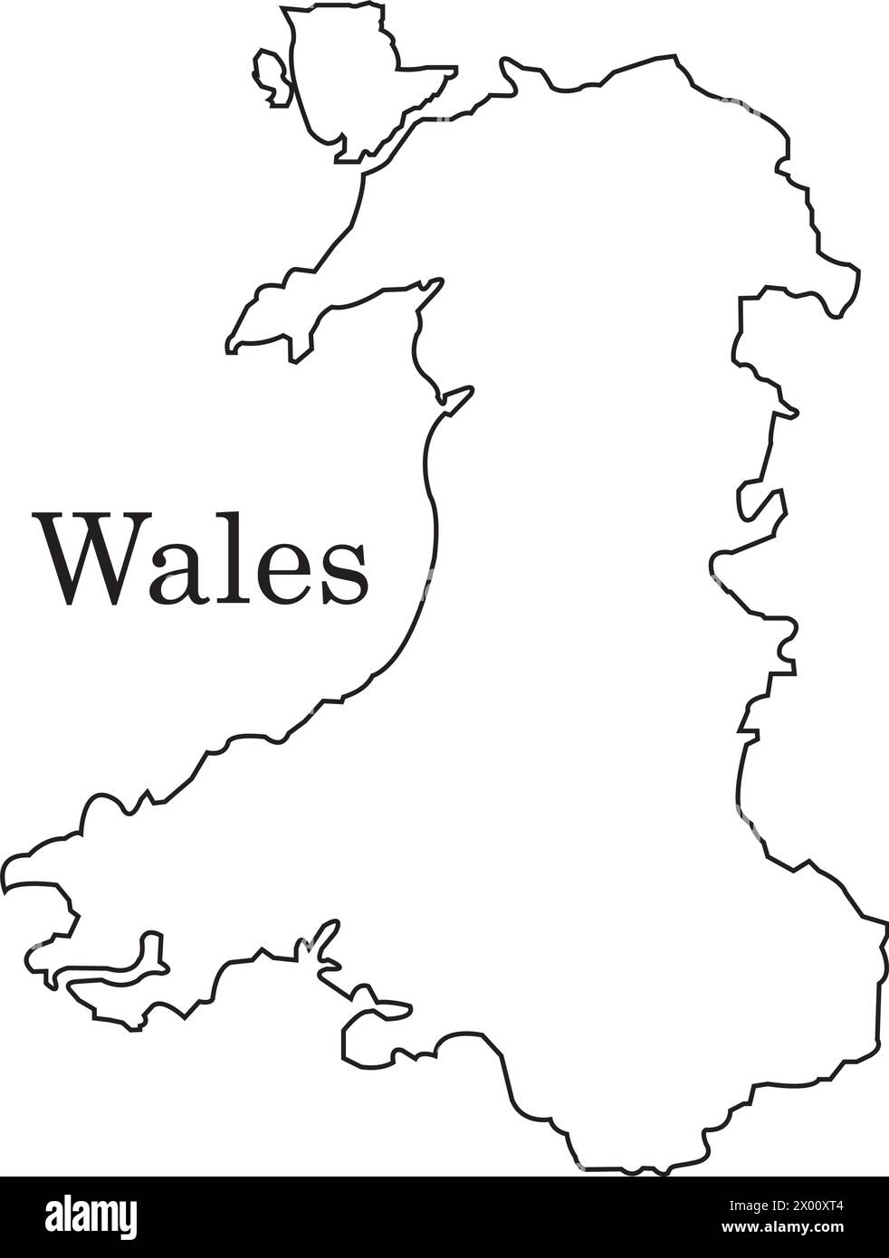 Welsh border country Black and White Stock Photos & Images - Alamy