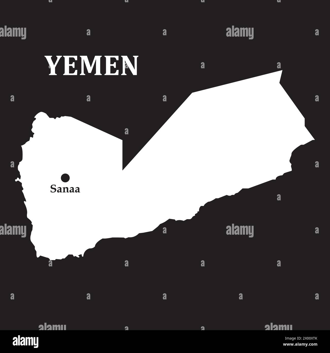 Yemen map icon vector illustration logo design Stock Vector Image & Art ...