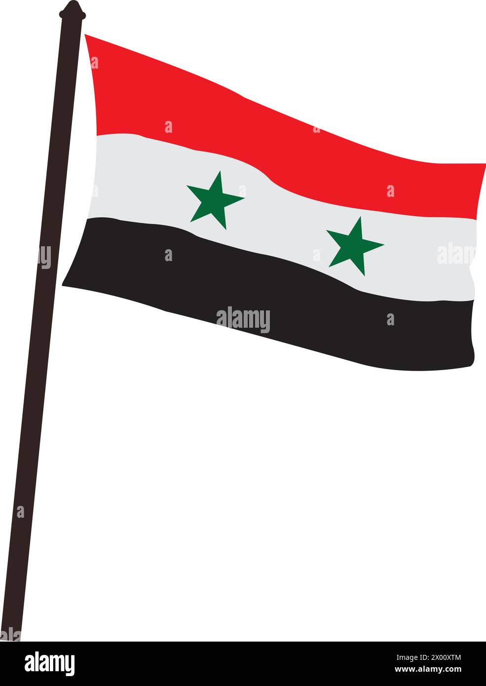 Syria country flag icon vector illustration simple design Stock Vector ...