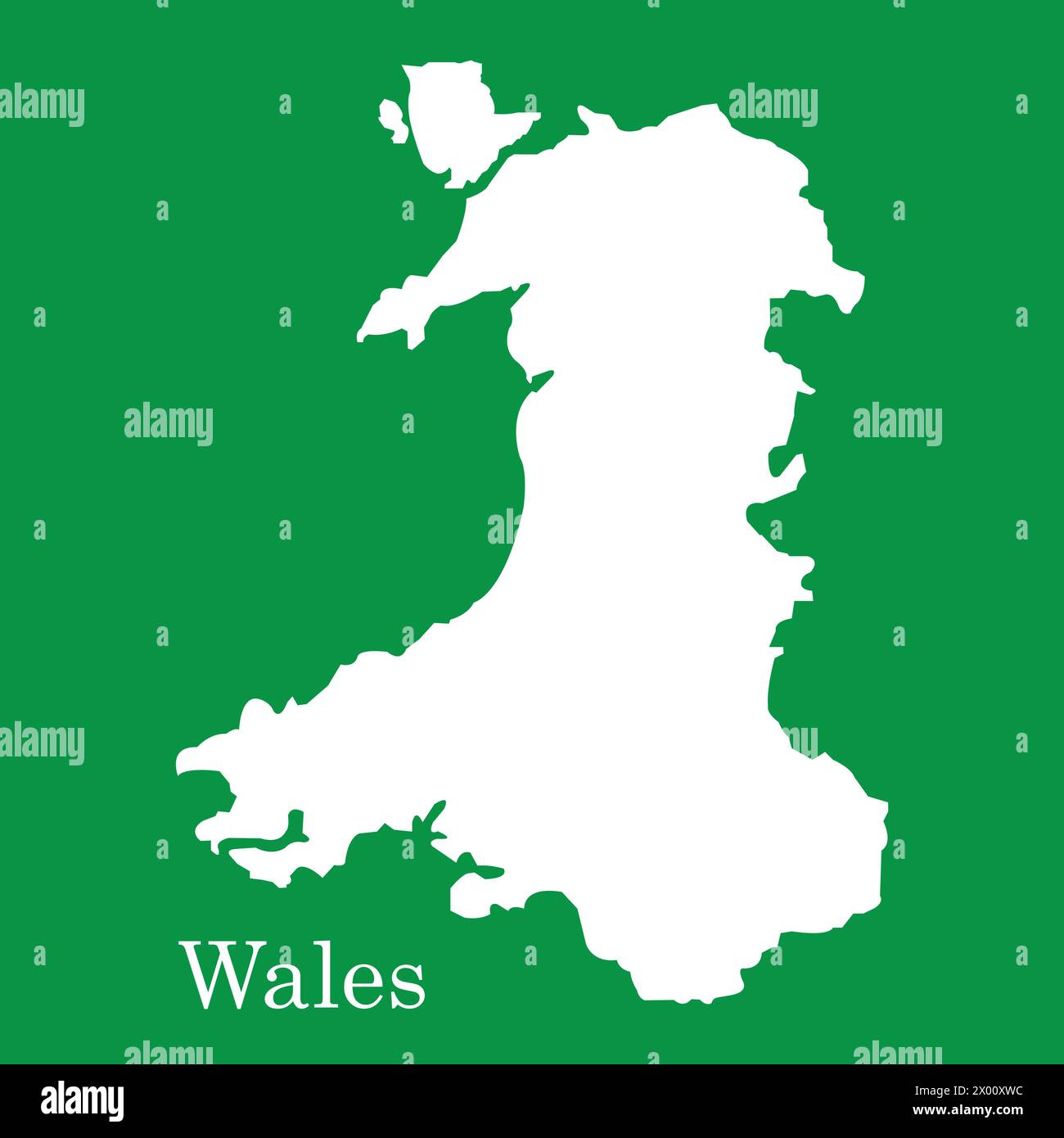Welsh flag illustration hi-res stock photography and images - Alamy