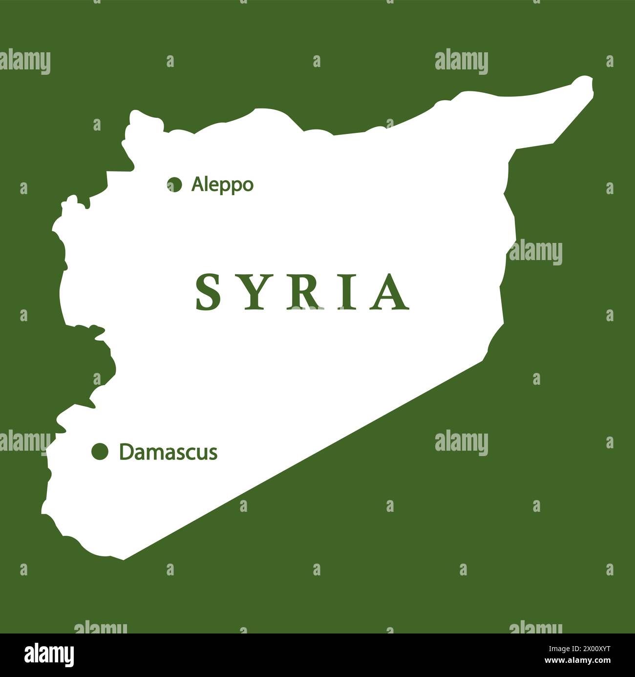 Syria country map icon vector illustration simple design Stock Vector ...
