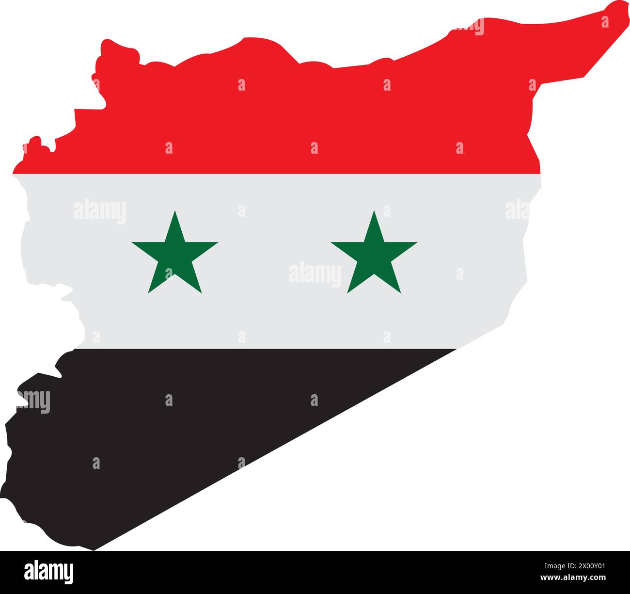 Syria country map hi-res stock photography and images - Alamy