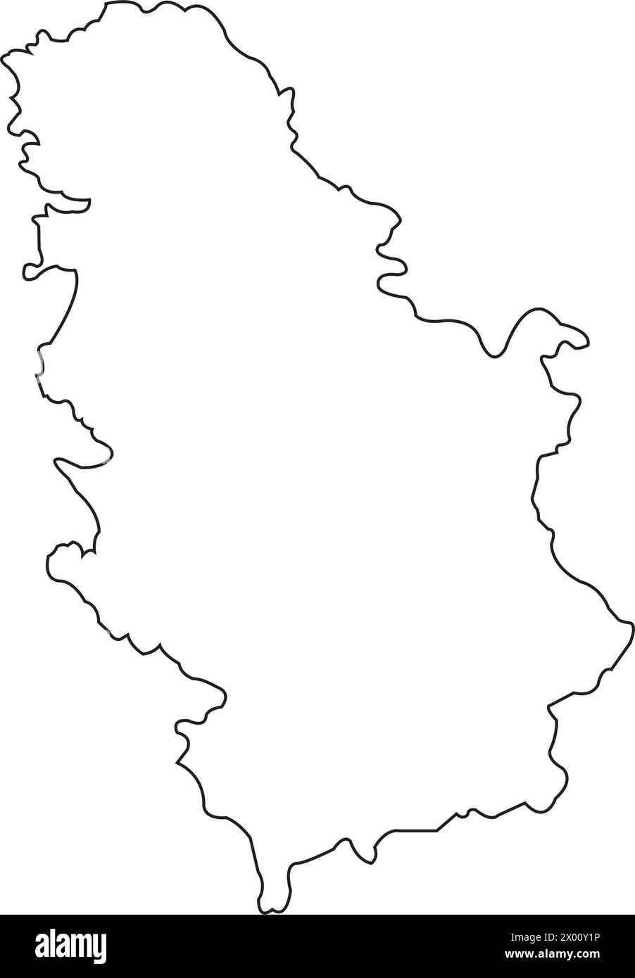 Serbia country map icon vector illustratin simple design Stock Vector ...