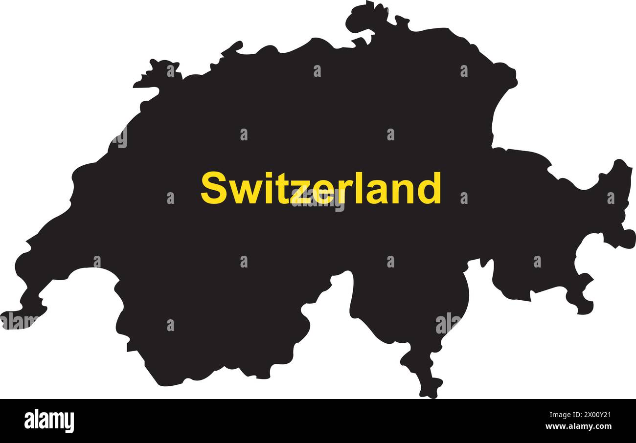 Map of Switzerland icon vector illustration symbol design Stock Vector ...