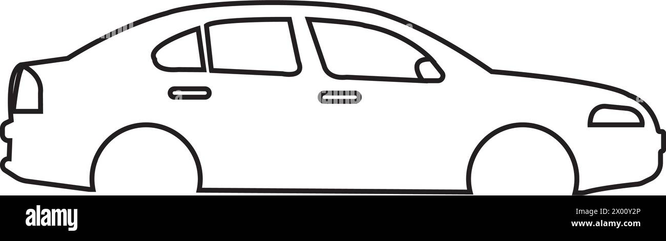 car skeleton icon vector illustration simple design Stock Vector Image ...