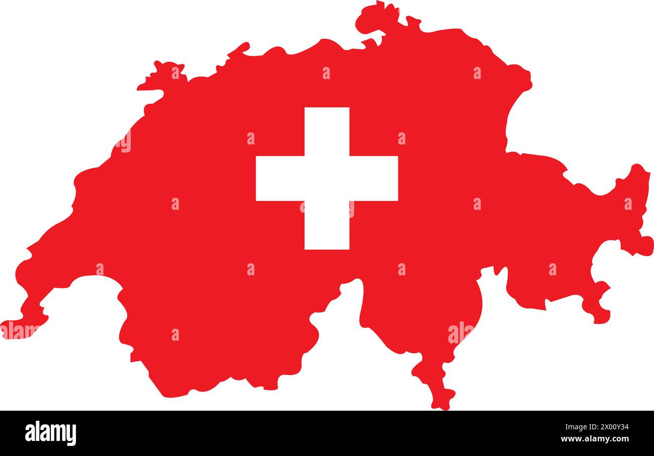 Map of Switzerland icon vector illustration symbol design Stock Vector ...