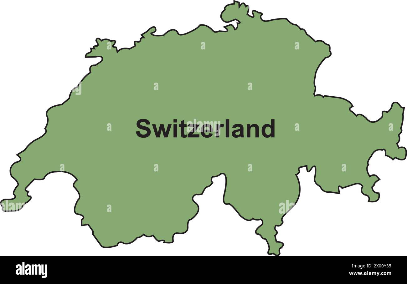 Map of Switzerland icon vector illustration symbol design Stock Vector ...