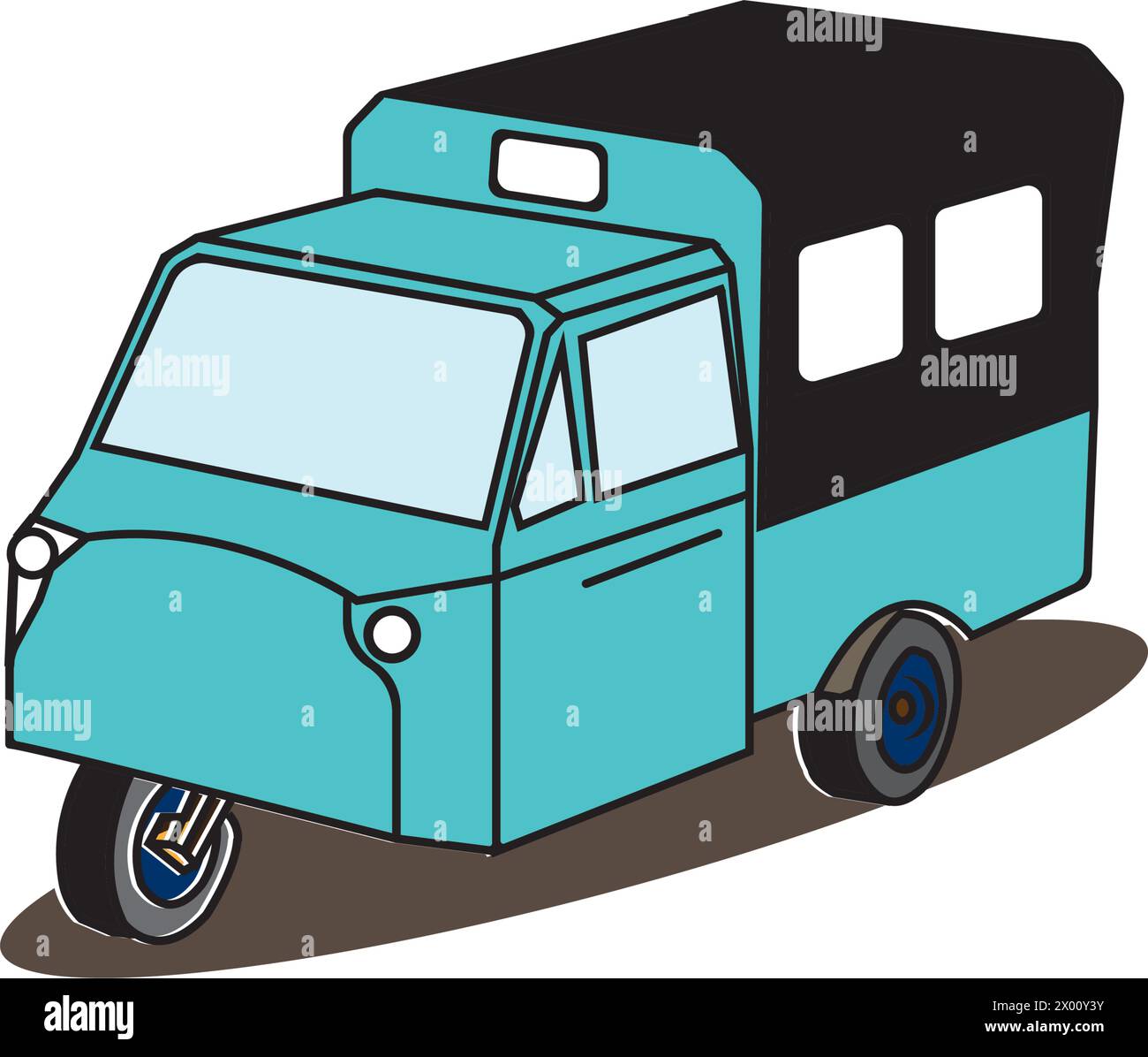 3 wheel motorized rickshaw symbol icon Stock Vector Image & Art - Alamy