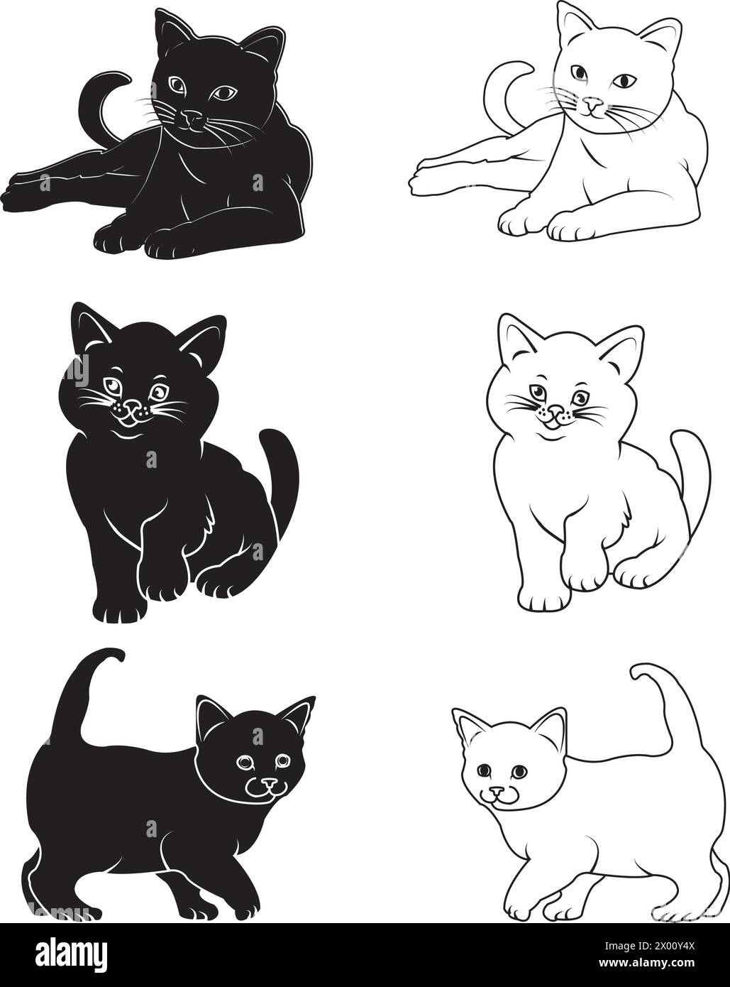 cat icon vector illustration simple design Stock Vector Image & Art - Alamy