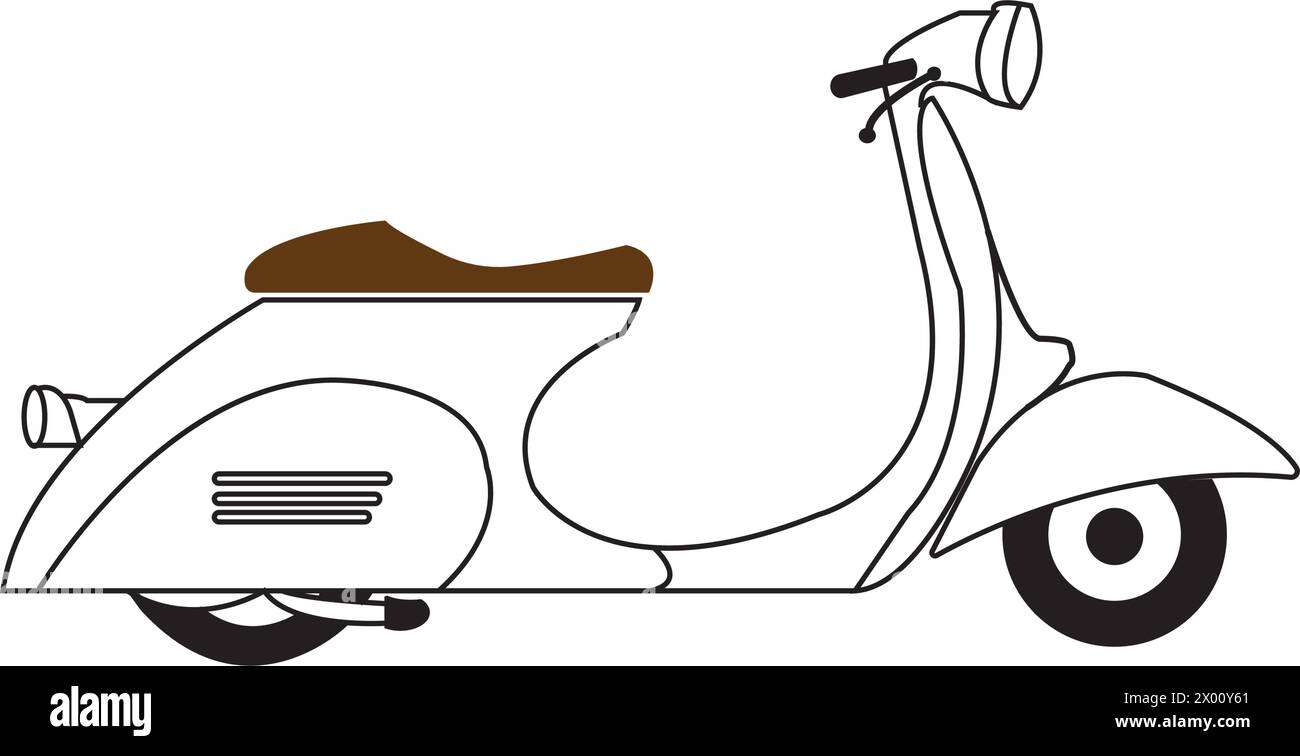 vespa motorbike icon vector illustration symbol design Stock Vector ...