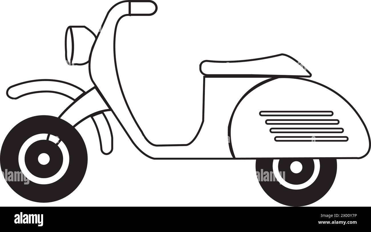 vespa motorbike icon vector illustration symbol design Stock Vector ...