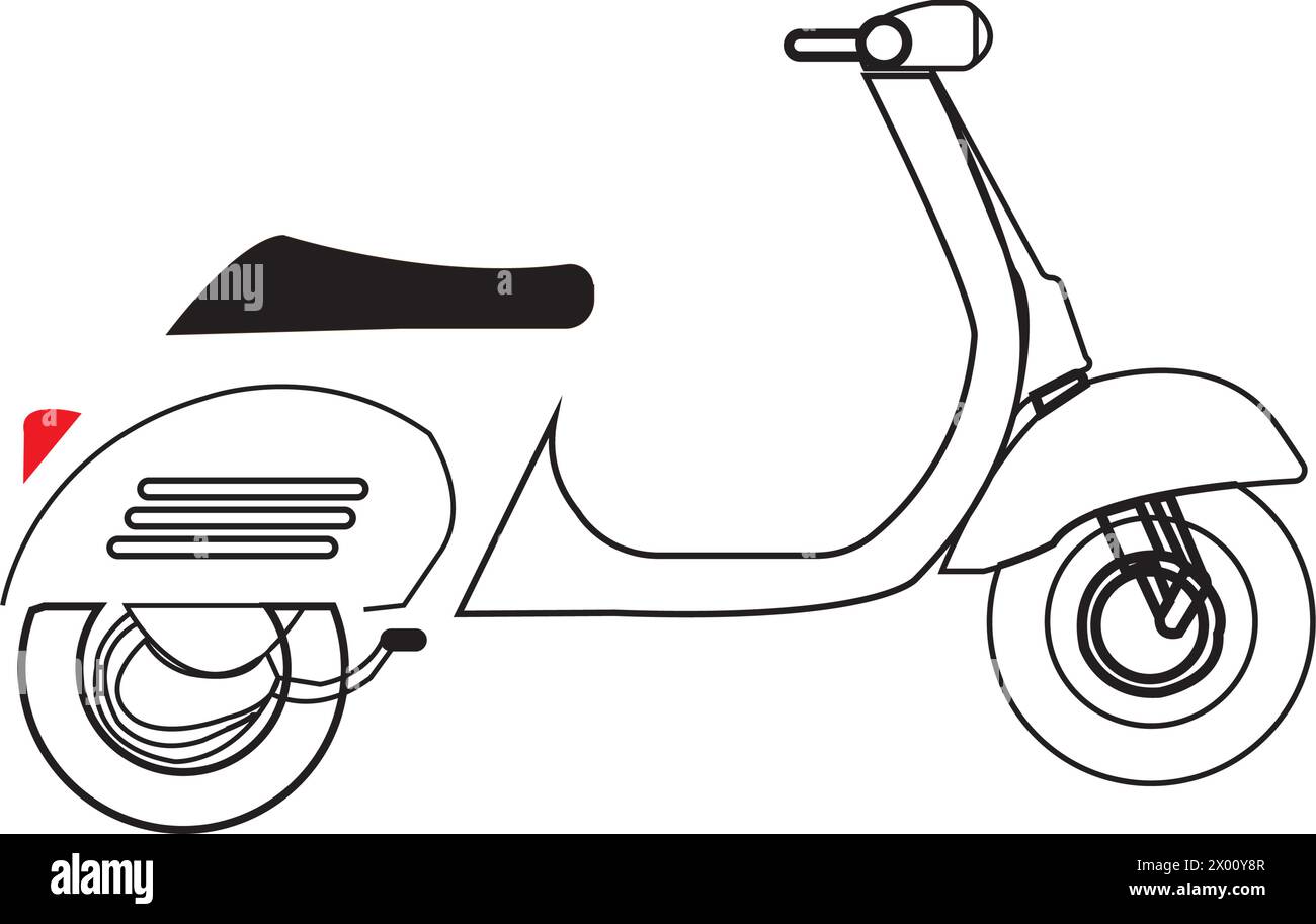 vespa motorbike icon vector illustration symbol design Stock Vector ...