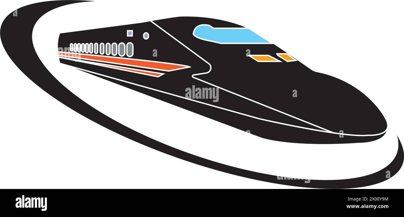 fast train icon vector illustration symbol design Stock Vector Image ...