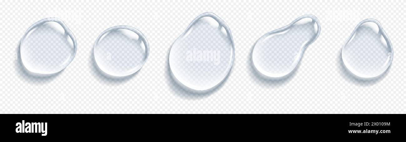 Transparent liquid gel spot Stock Vector Images - Alamy