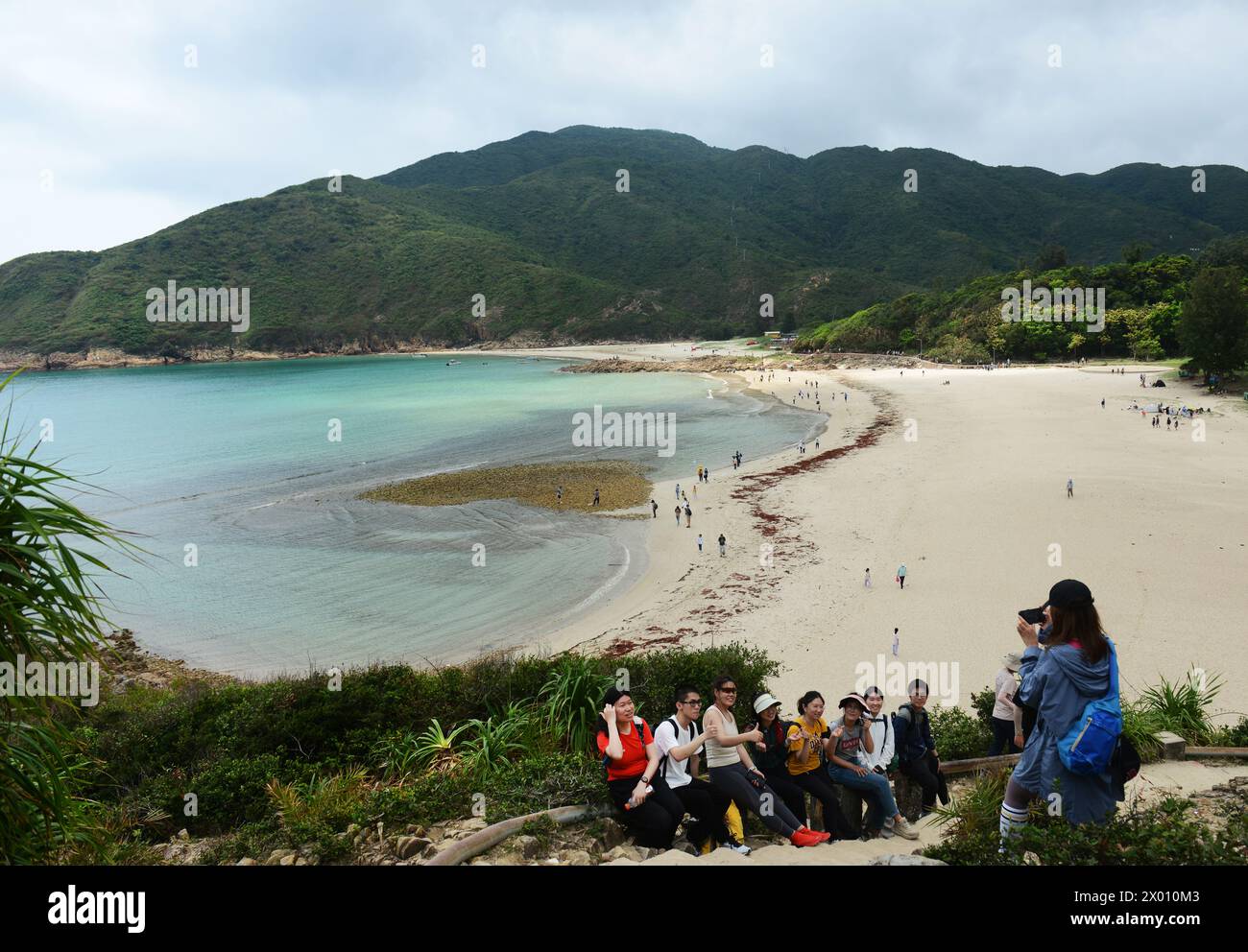 Sai Wan Beach at the Sai Kung East Country park in Hong Kong Stock ...