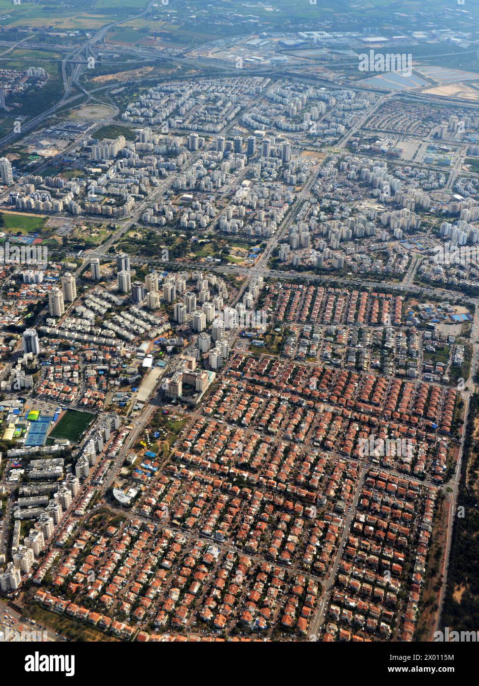 Aerial view of Rishon LeTsiyon, Israel Stock Photo - Alamy