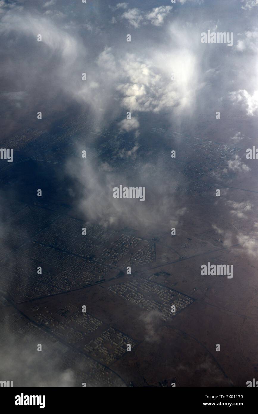 Aerial view of Al Muhammadiyah, Saudi Arabia Stock Photo - Alamy