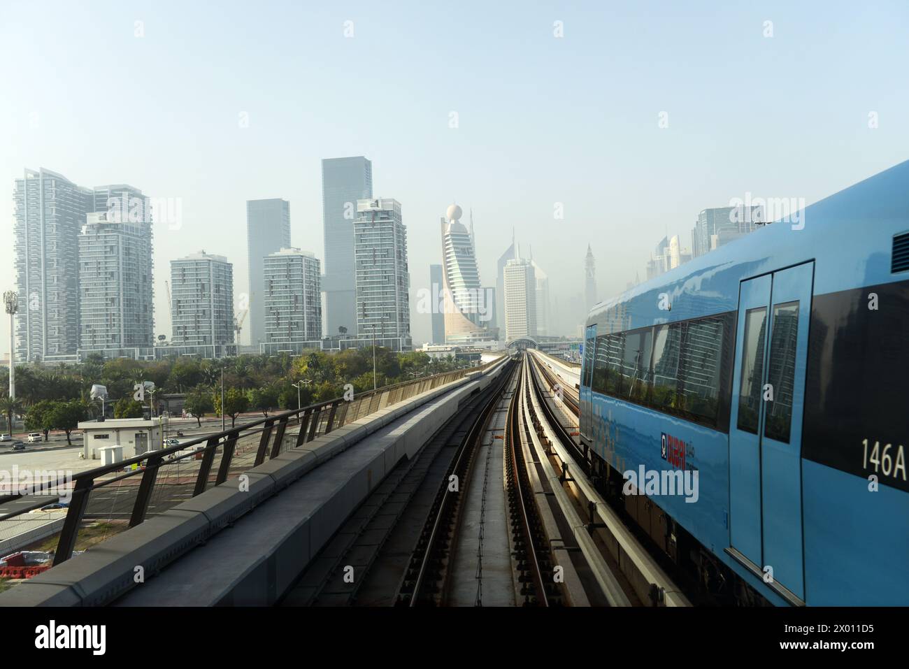 Dubai rapid transit rail hi-res stock photography and images - Alamy
