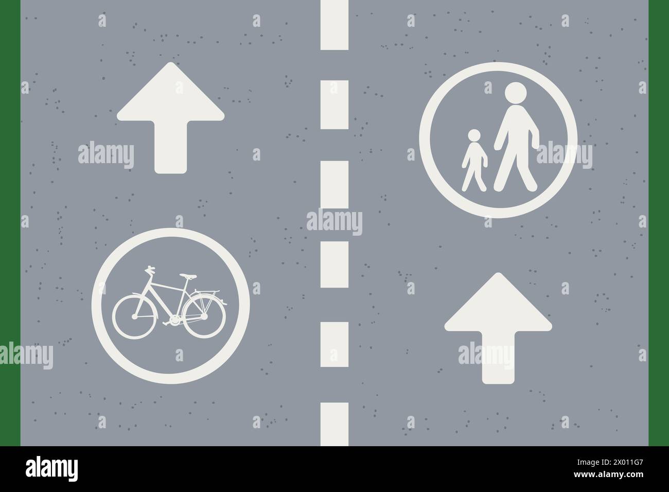 Pavement marking arrow Stock Vector Images - Alamy