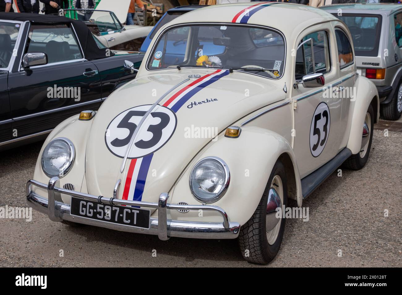 Bordeaux , France - 04 08 2024 : vw Volkswagen Love Bug Beetle Herbie ...