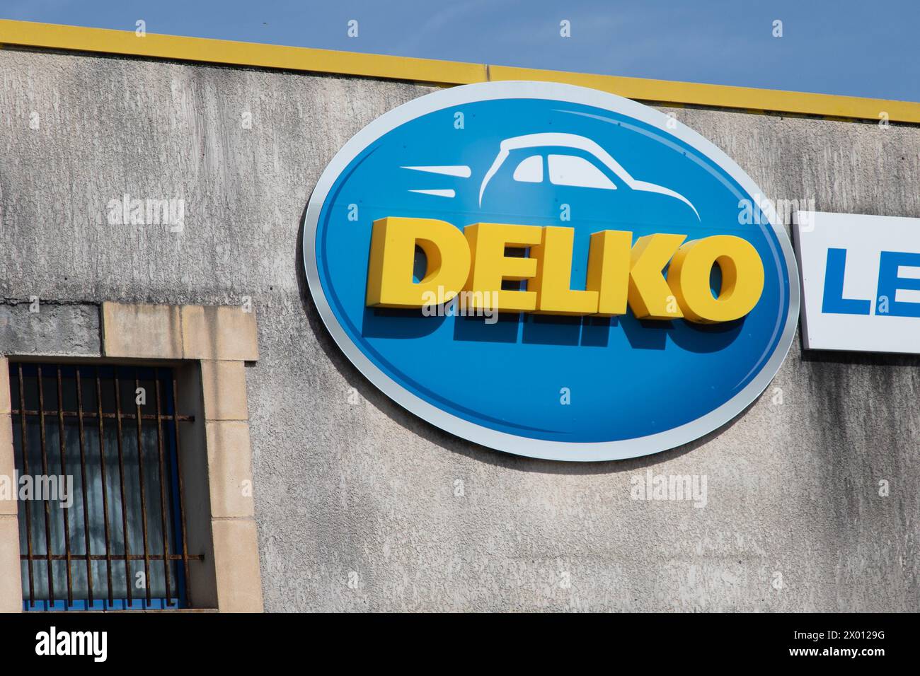 Bordeaux , France - 04 04 2024 : delko car service sign text and brand ...