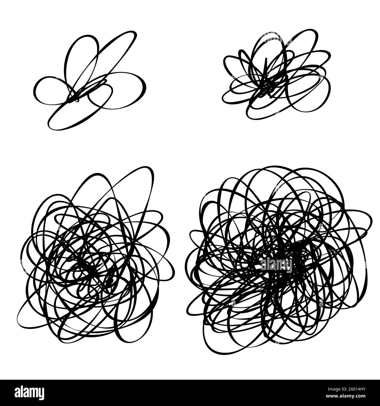 Knot lines symbol hi-res stock photography and images - Alamy