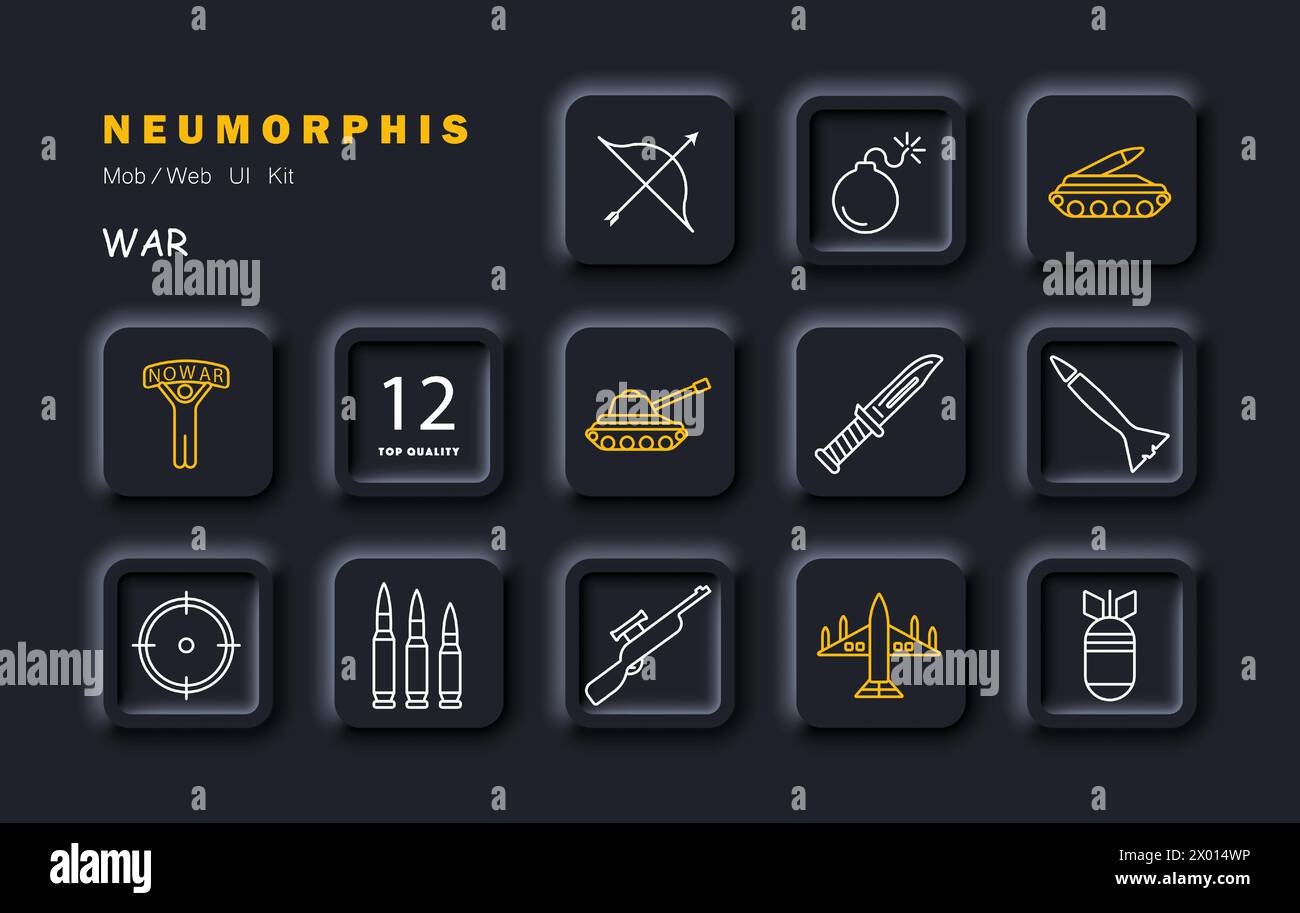 Nuclear weapons banner Stock Vector Images - Alamy