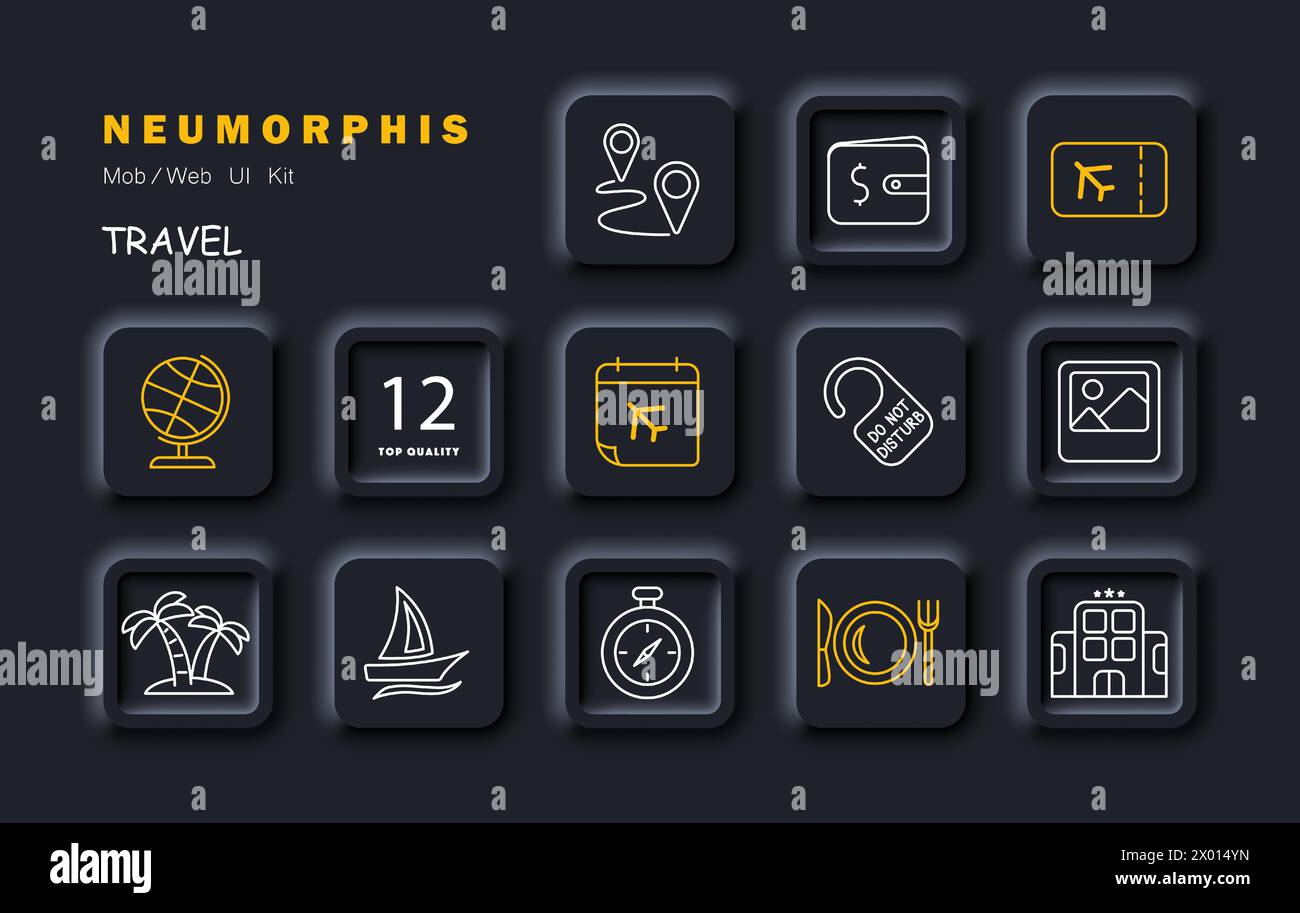 Trip set icon Geolocation, travel, path from one point to another ...