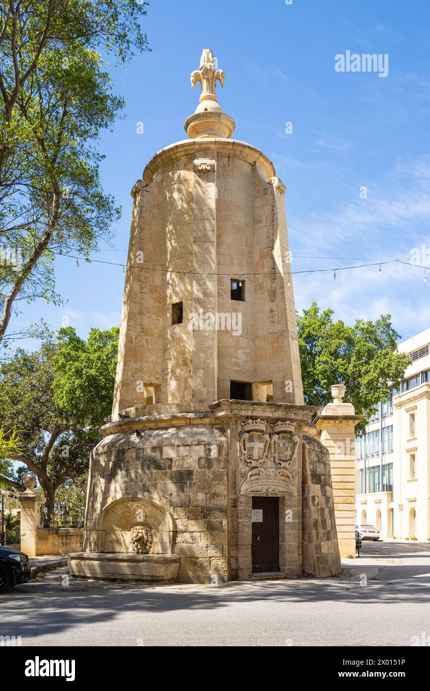 Valletta, Malta, April 03, 2024. exterior view of the ancient ...