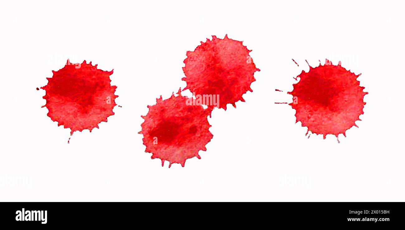 Drops of blood and splashes hi-res stock photography and images - Alamy