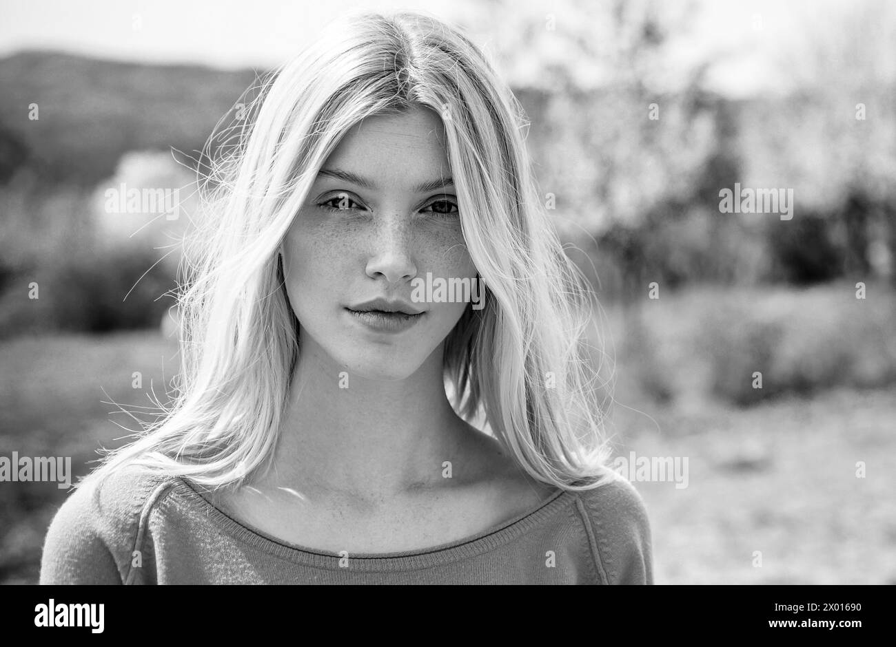 Summer girl outdoor. Natural beauty. Healthy skin Stock Photo - Alamy