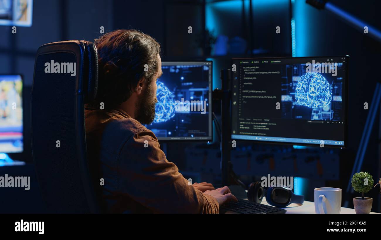 In office animation digital network hi-res stock photography and images - Alamy