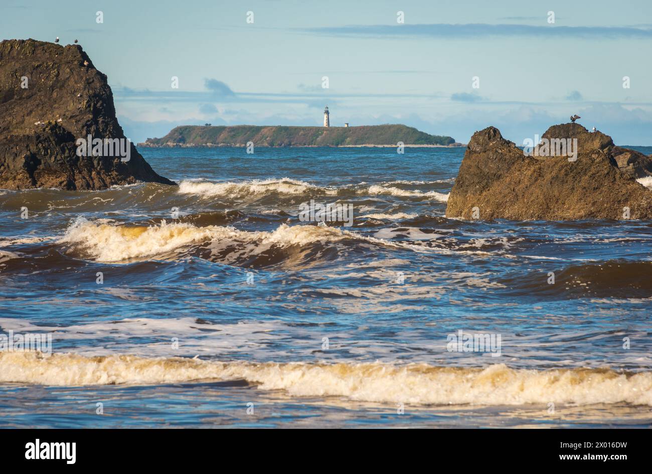 Destruction Island View at Ruby Beach in Olympic National Park ...