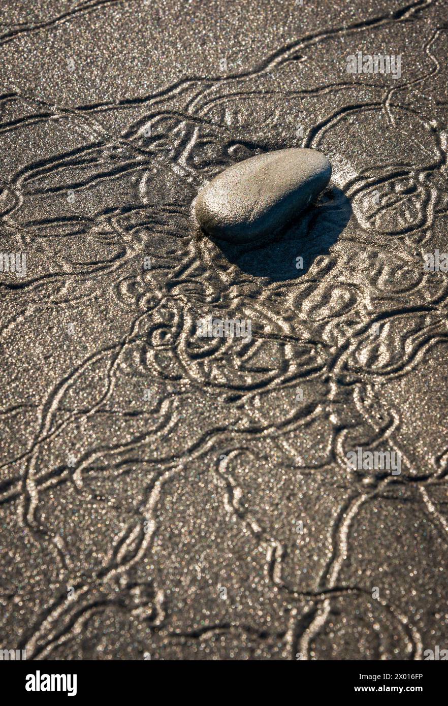 Closeup Texture of Rocks Along the Coastline at Ruby Beach in Olympic ...
