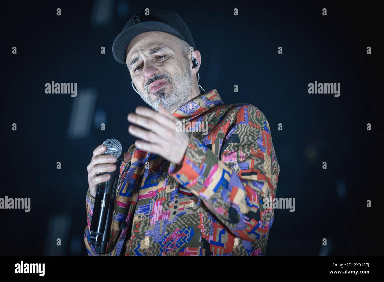 Rome, Italy. 08 April 2024, Samuel Romano during the Subsonica 2024 ...