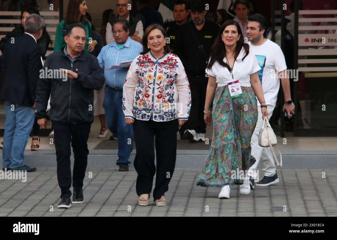 Non Exclusive: April 6, 2024, Mexico City, Mexico: Xóchitl Gálvez ...
