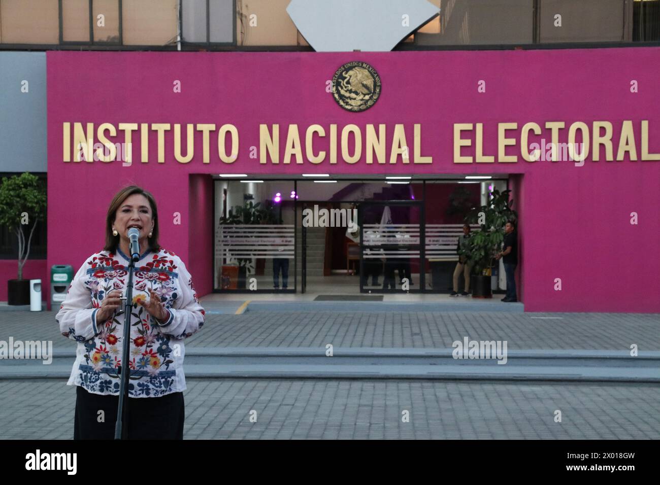 Non Exclusive: April 6, 2024, Mexico City, Mexico: Xóchitl Gálvez ...