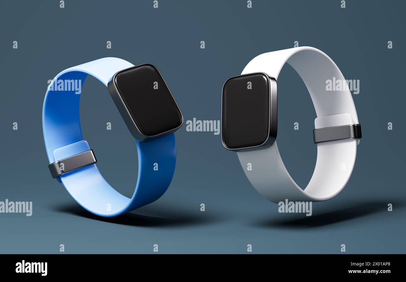 Cartoon smart watch wearable technology hi-res stock photography and ...