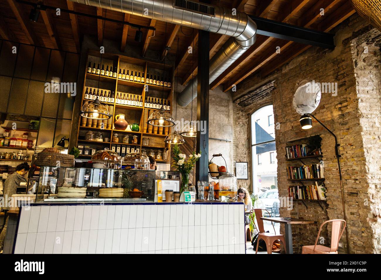 Cafe counter interior hi-res stock photography and images - Alamy