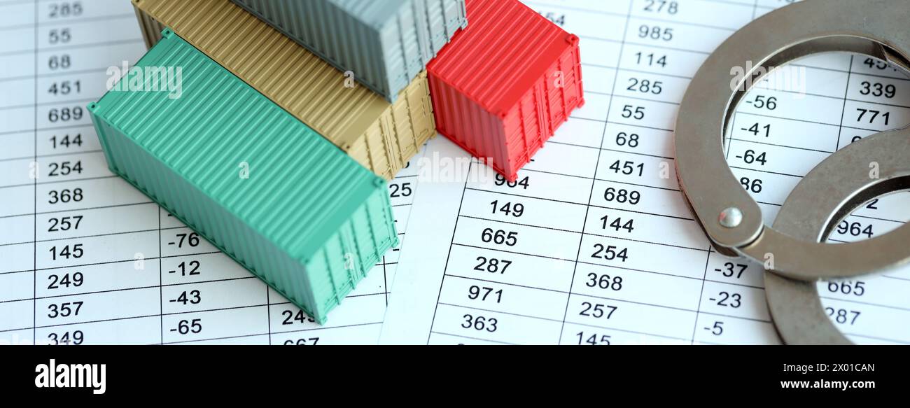 Global business container cargo ship in import export business logistic ...