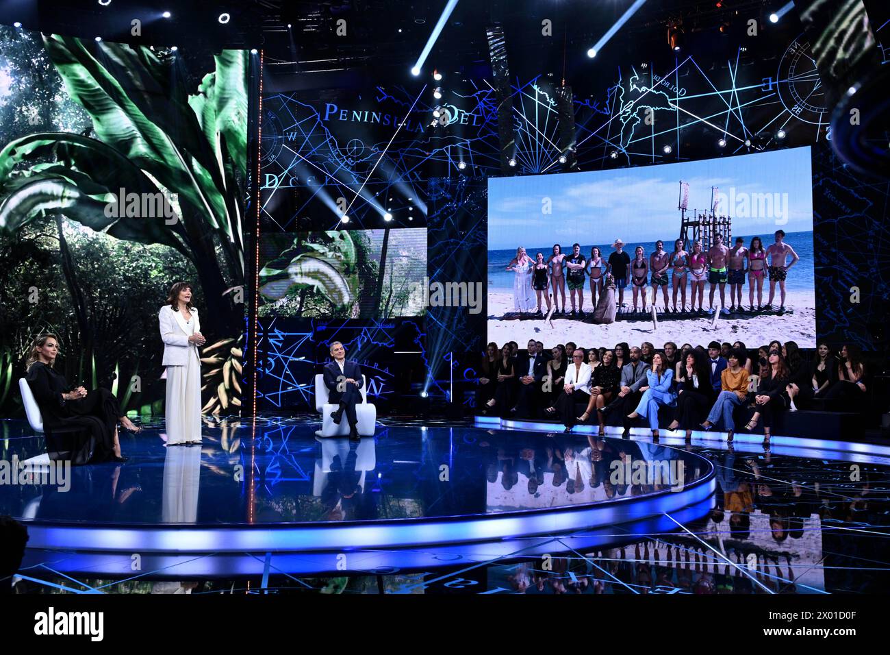 Milan, Italy. 08th Apr, 2024. Milan, TV broadcast - L'Isola dei Famosi ...
