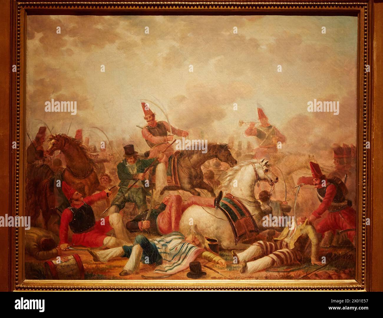 Combate de Caballería. Carlos Morel. Museo Nacional de Bellas Artes ...