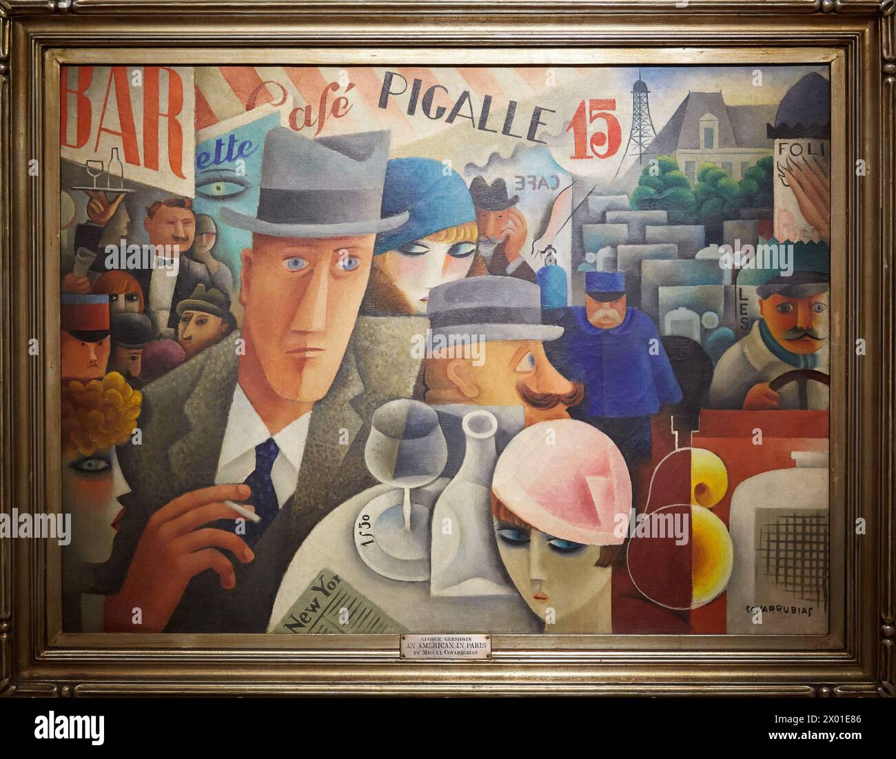 George Gershwin, An American in Paris. Miguel Covarrubias. Museo de ...