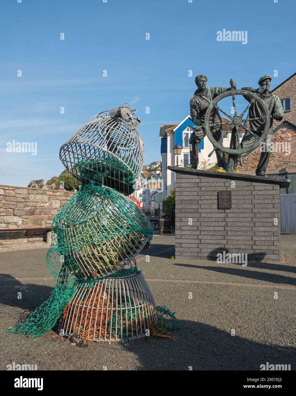 Fishing pots and the FISH (Fishermen in Sculptural Heritage) sculpture ...